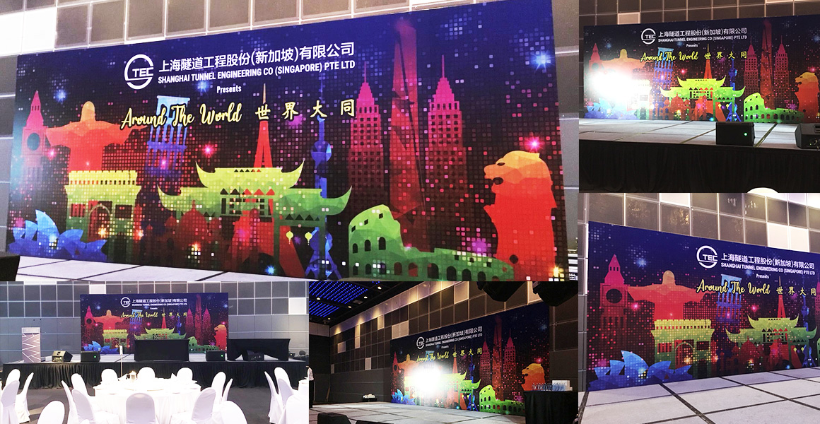 Stage Backdrops Singapore - Custom Design, Print, Install & Dismantle