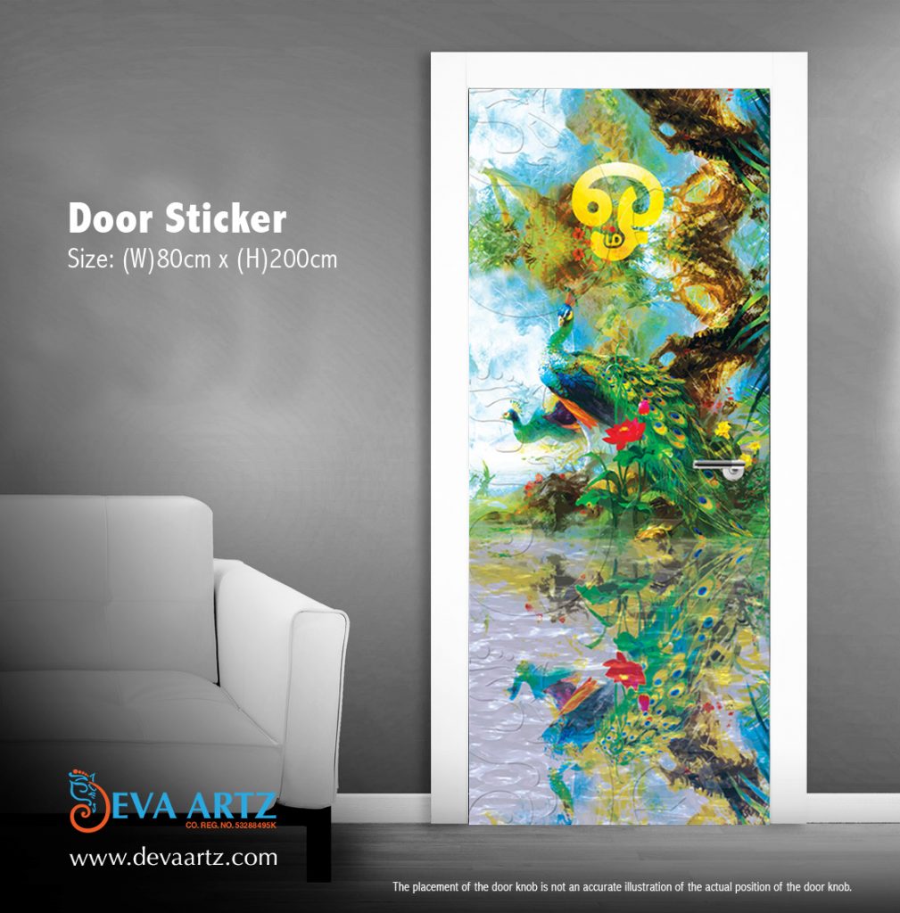 Singapore HDB Bomb Shelter Door Sticker - Design - DS10