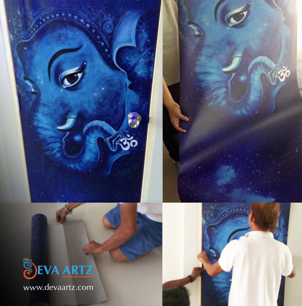 Singapore HDB Bomb Shelter Door Sticker - Design - DS21