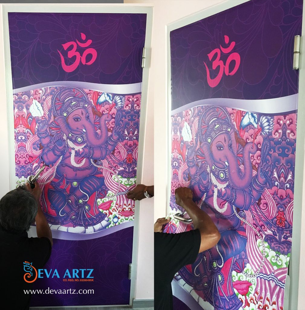 Singapore HDB Bomb Shelter Door Sticker - Design - DS9