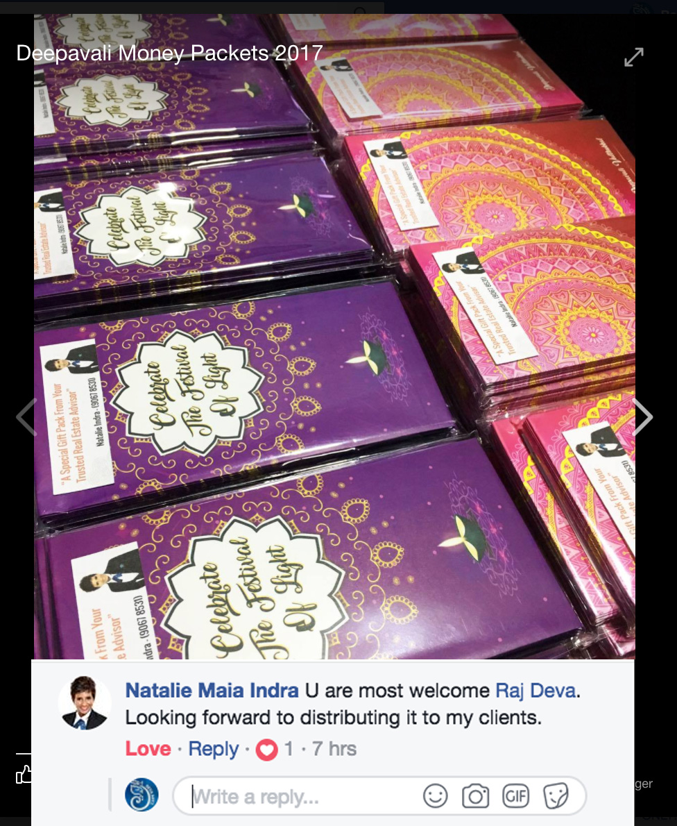 Deepavali Money Packets In Singapore - Custom Designed