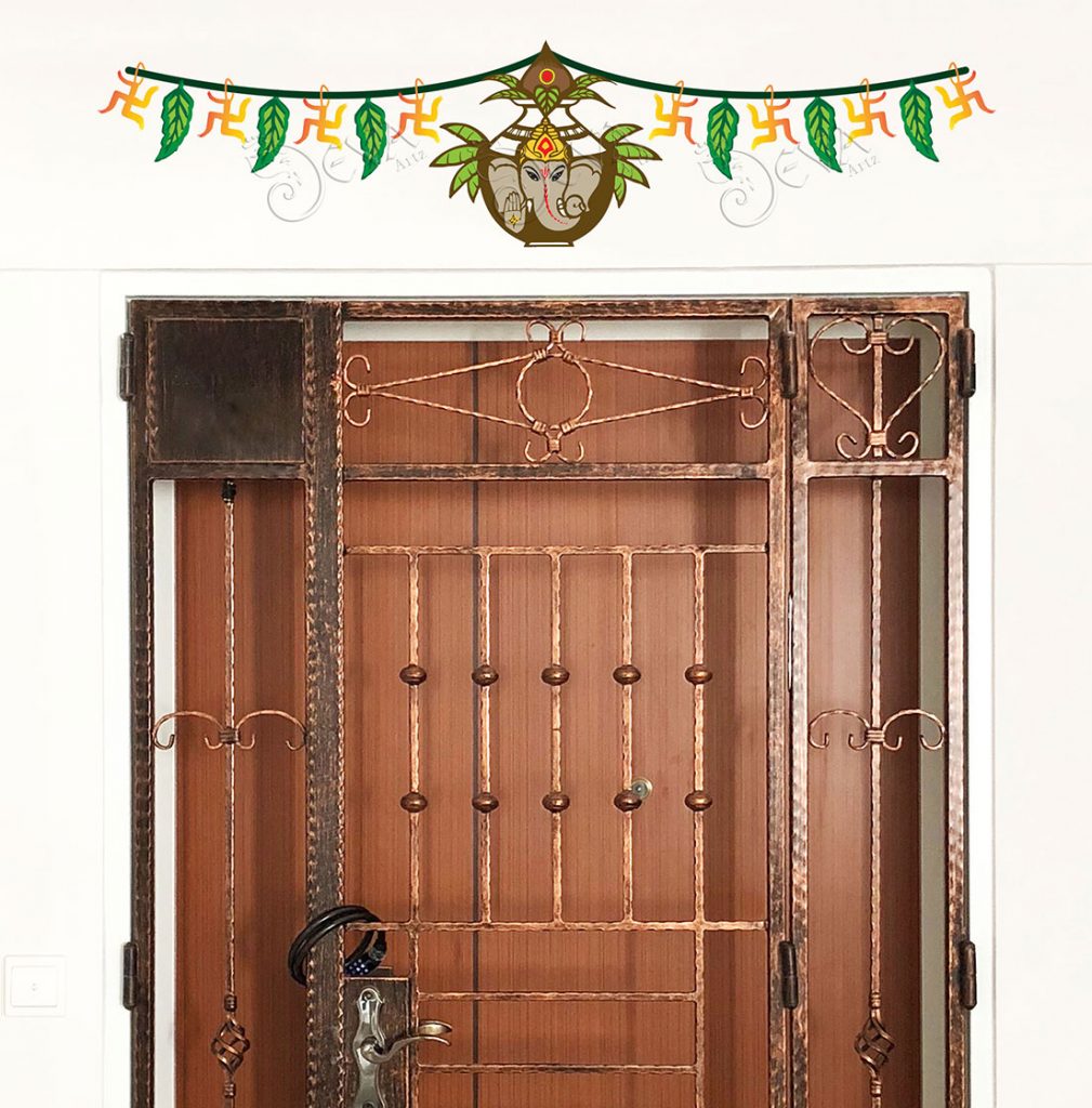 Ganesha Kumbam Decal