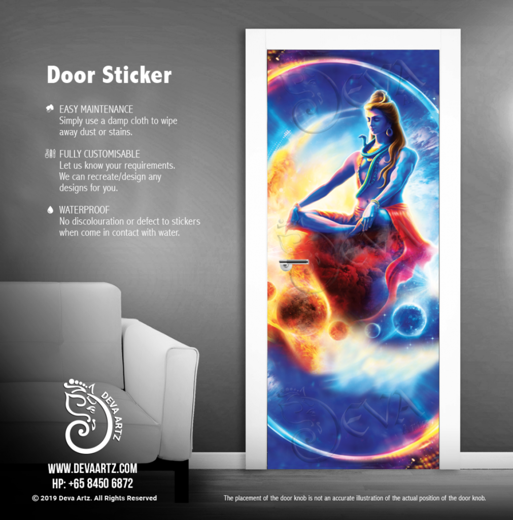 Singapore HDB Bomb Shelter Door Sticker - Design - DS64