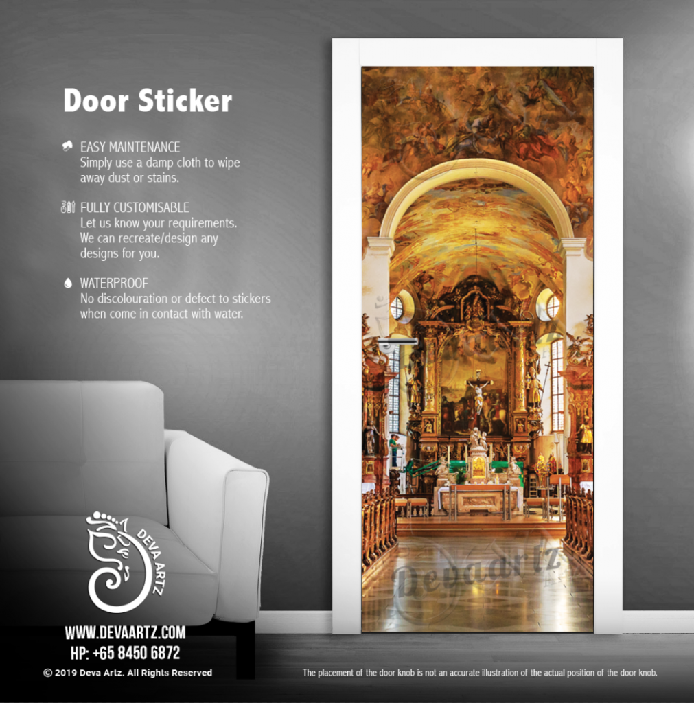 Singapore HDB Bomb Shelter Door Sticker - Design - DS64