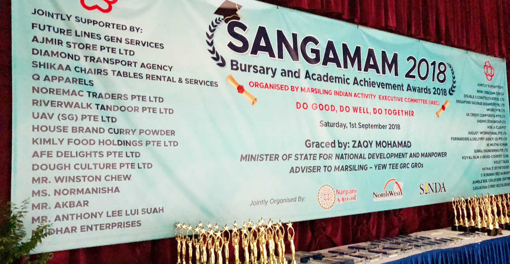 Stage Backdrops Singapore - Custom Design, Print, Install & Dismantle