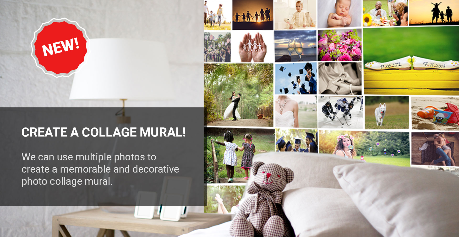 Wall Murals - Customisable to your own preference.