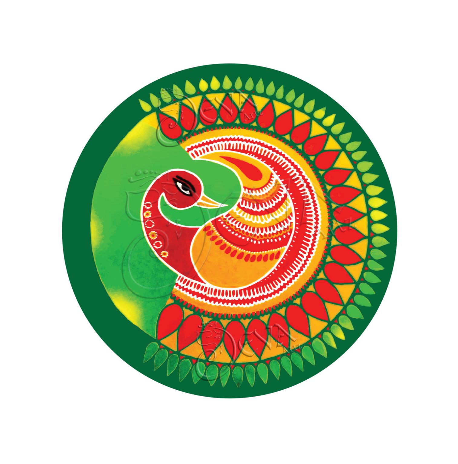 Kolam Stickers in Singapore - Customisable and resizable.