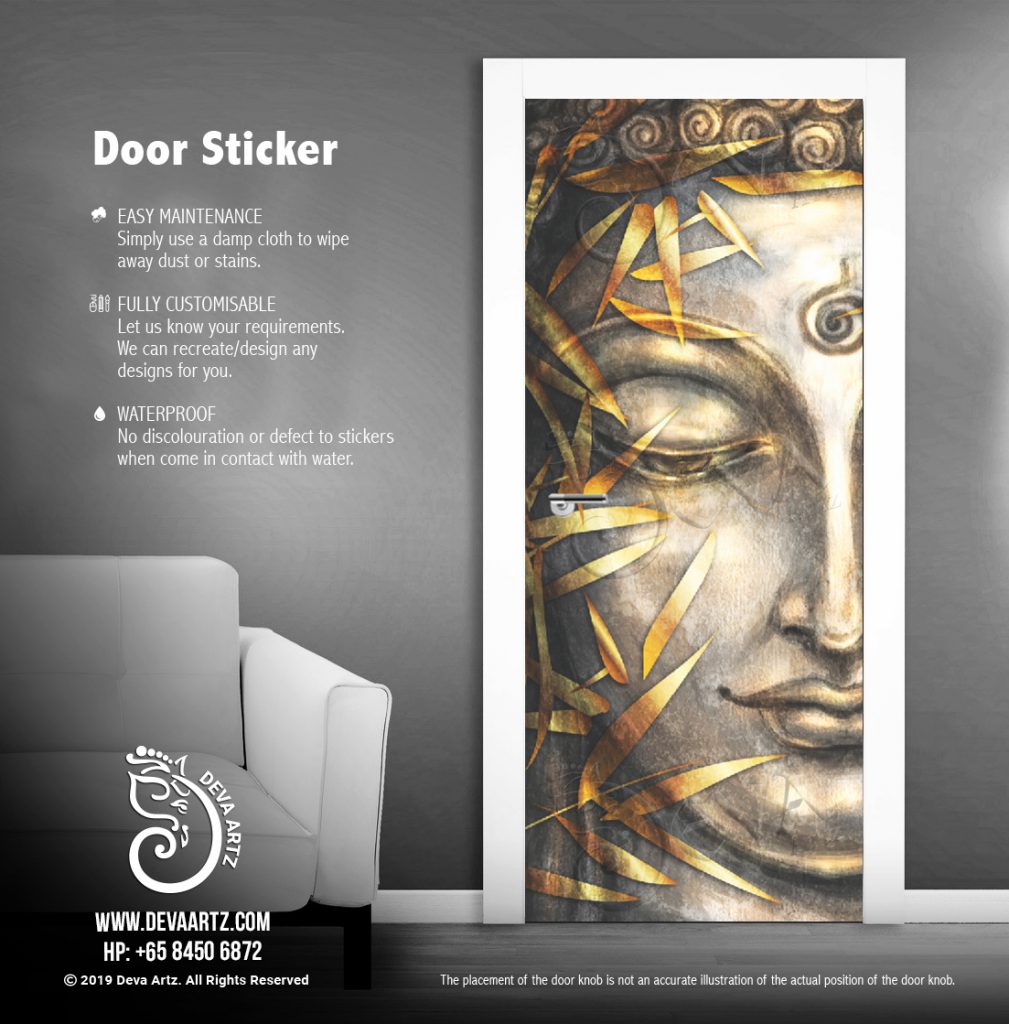 Singapore HDB Bomb Shelter Door Sticker - Design - DS11