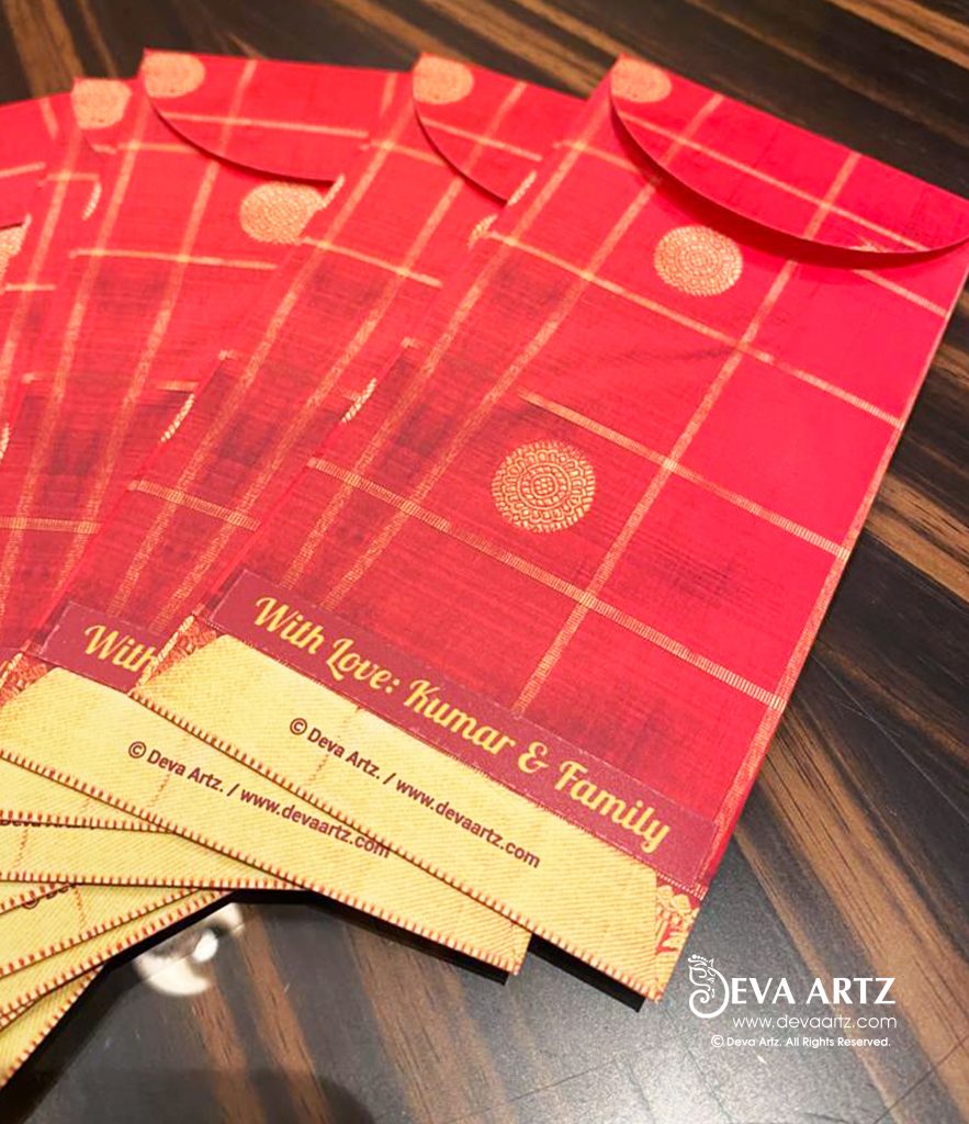 Deepavali Money Packets In Singapore - Customised designs