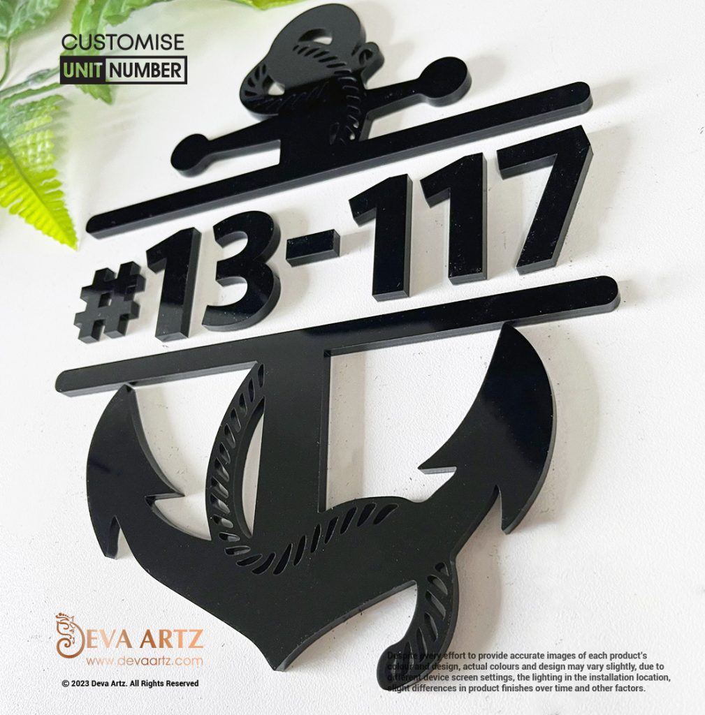 Anchor Design - Home Unit Number